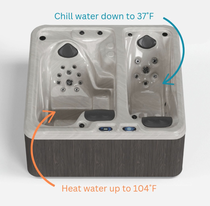 Outdoor Hot Tub + Cold Plunge Tub Collection